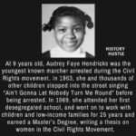 Civil Rights Movement's Youngest Marcher, Audrey Faye Hendricks ...