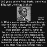 100 Years Before Rosa Parks, There was Elizabeth Jennings Graham ...